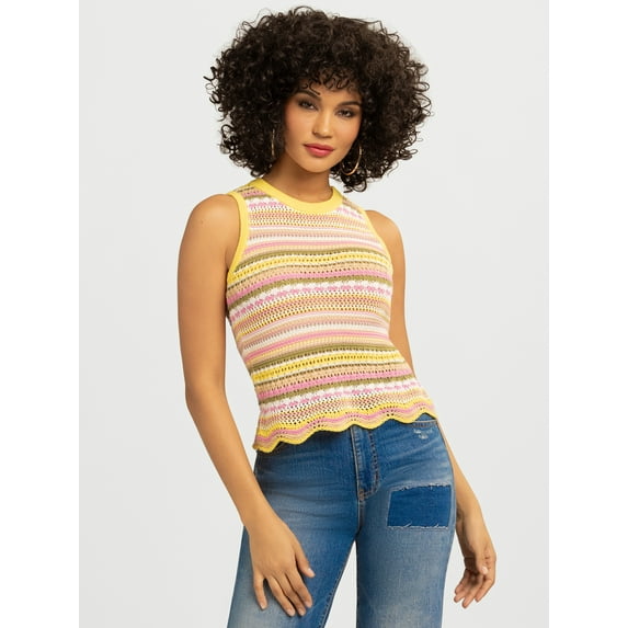 Jessica Simpson Women's Kairi Sweater Tank, Sizes XS-XL - Walmart.com