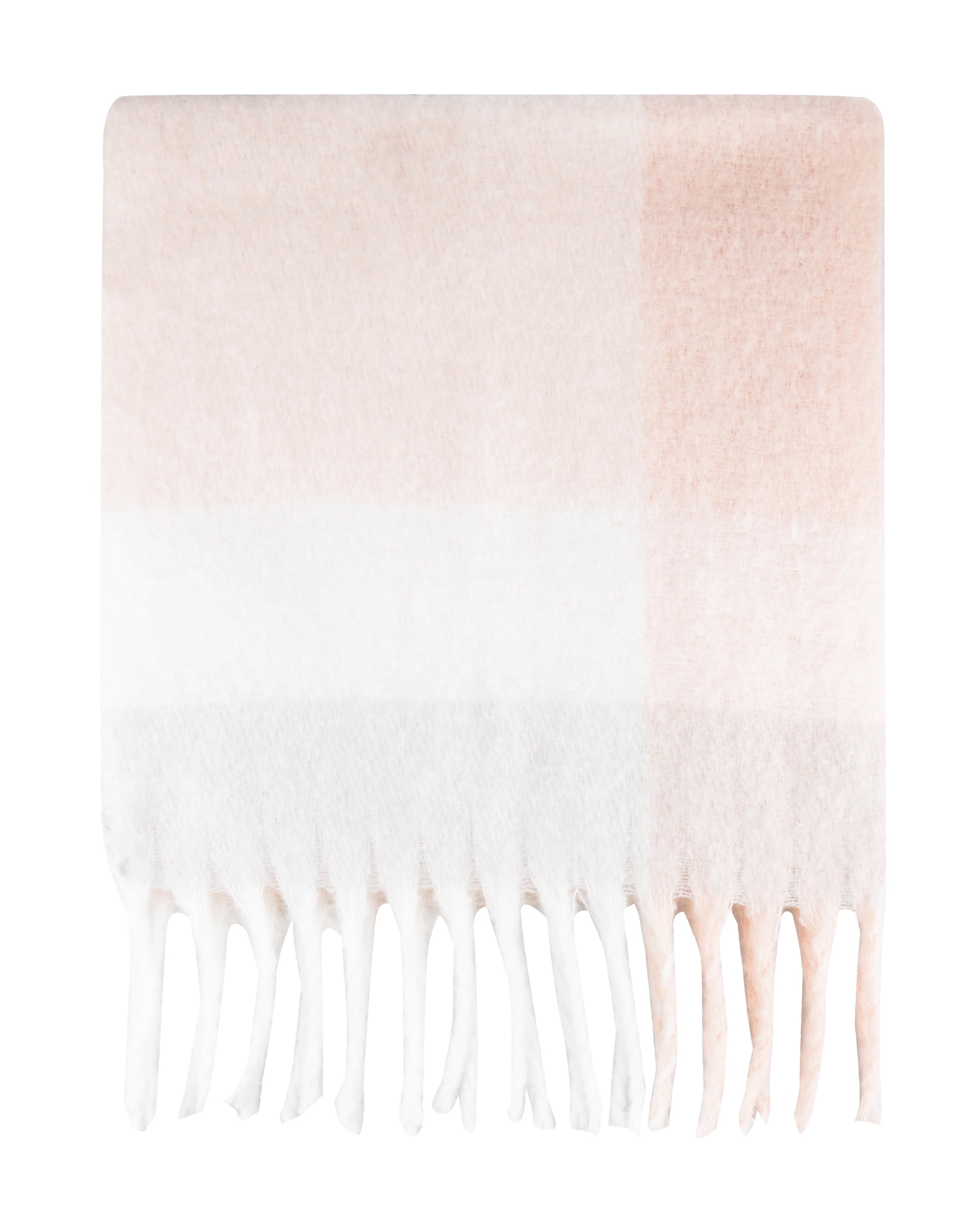 Jessica Simpson Designer Women's Oversized Checkered Scarf with Fringe ...