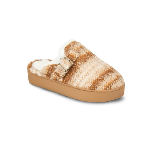 Jessica Simpson Plaid Platform Cozy Clog Slipper - Walmart.com