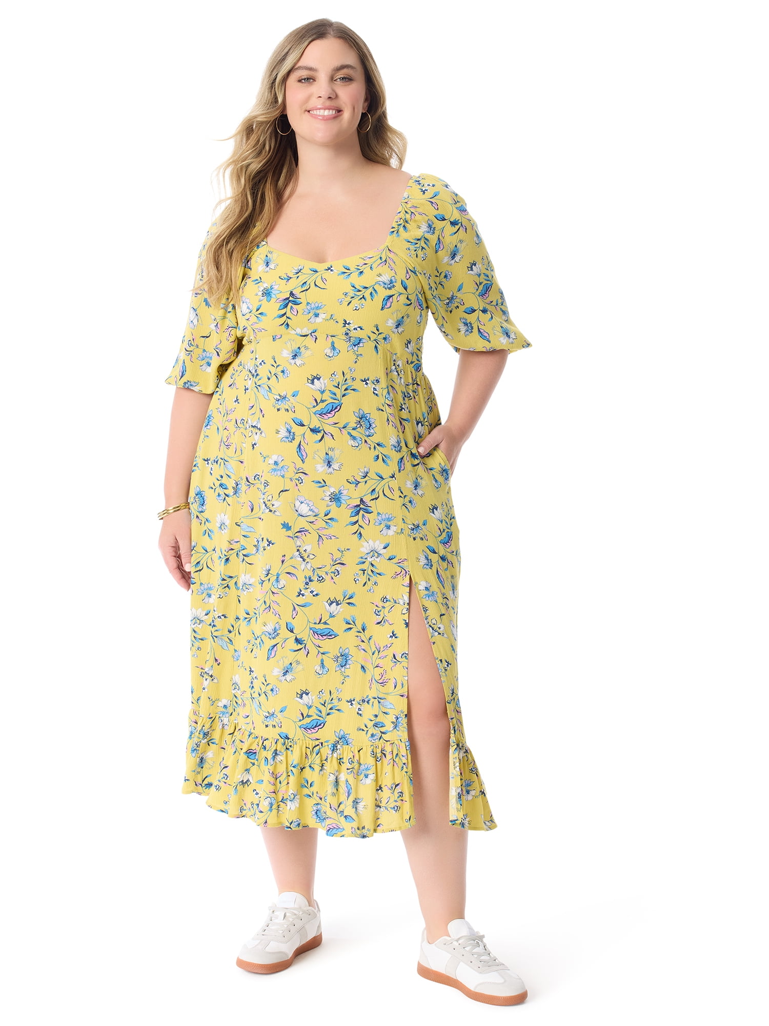 Jessica Simpson women's Plus Malese Bustier Dress Sizes 0X-5X - Walmart.com