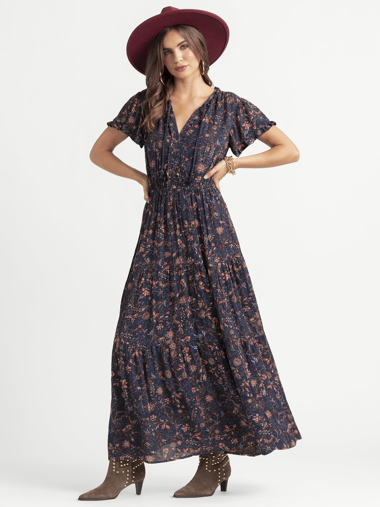 Jessica Simpson Women's Phoebe Maxi Dress, Sizes XS-XL - Walmart.com