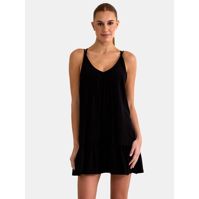 Jessica Simpson Women’s Ruffle Swing Dress Coverup, Sizes XS-M ...