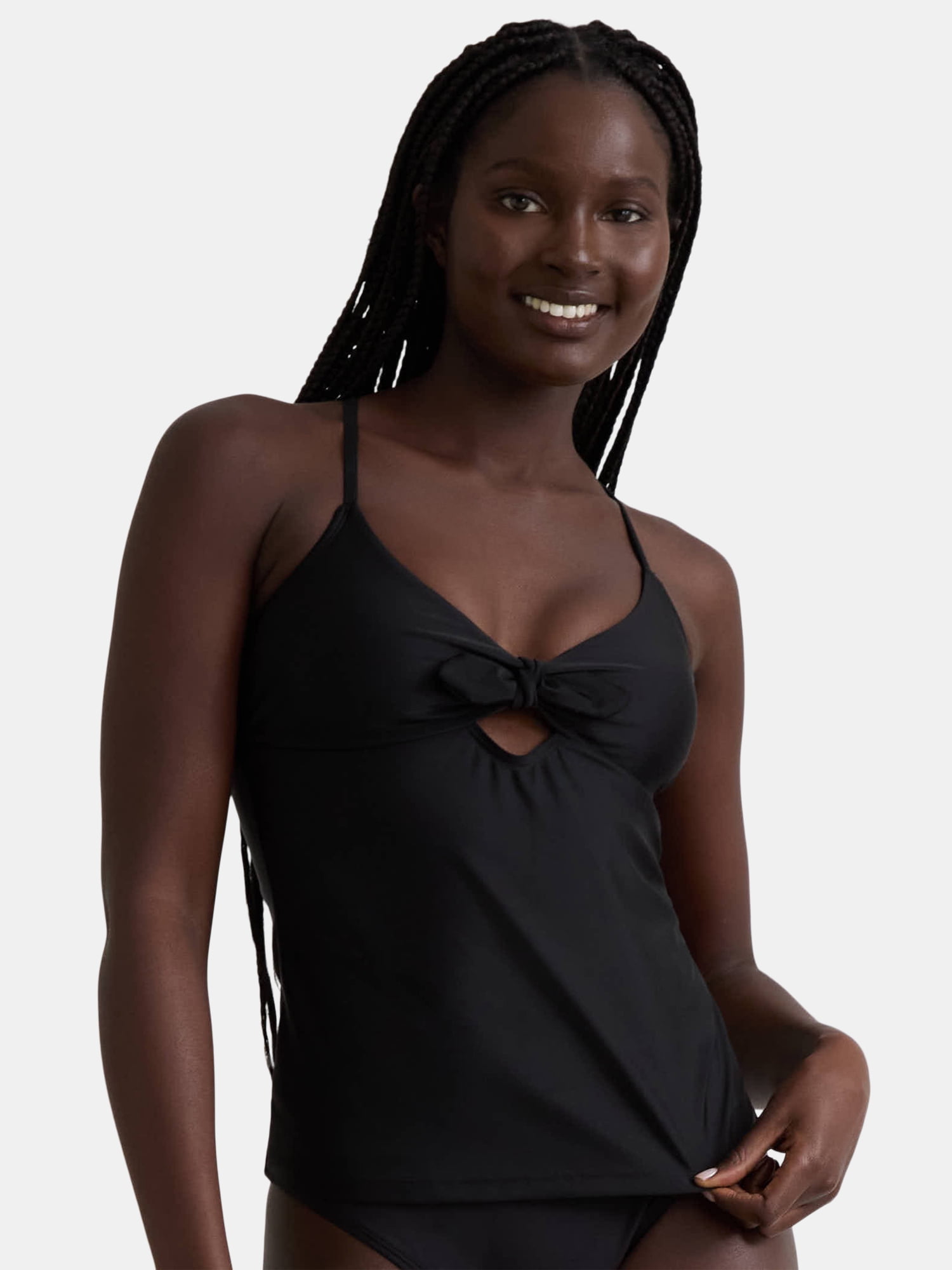 Jessica Simpson Women’s Tie Knot Tankini Top, Sizes XS-XXL - Walmart.com