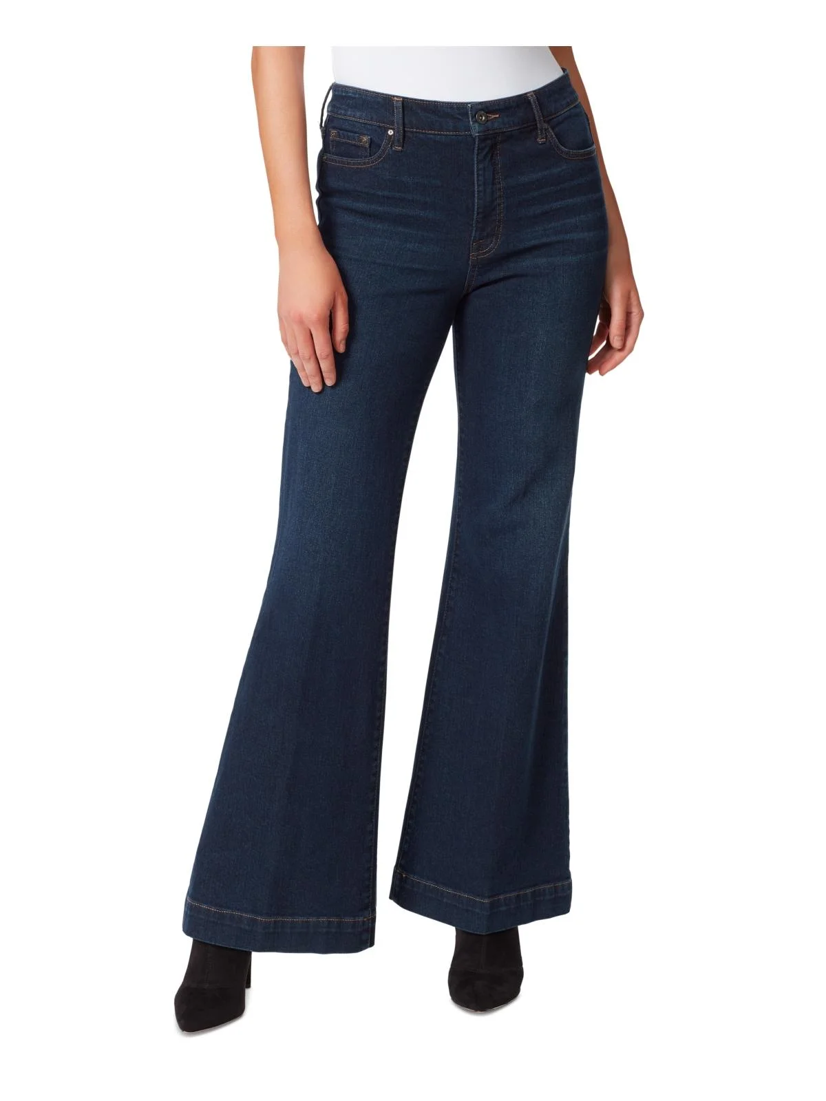 Jessica Simpson Women's Trouser Wide Leg High Rise Jeans - Walmart.com