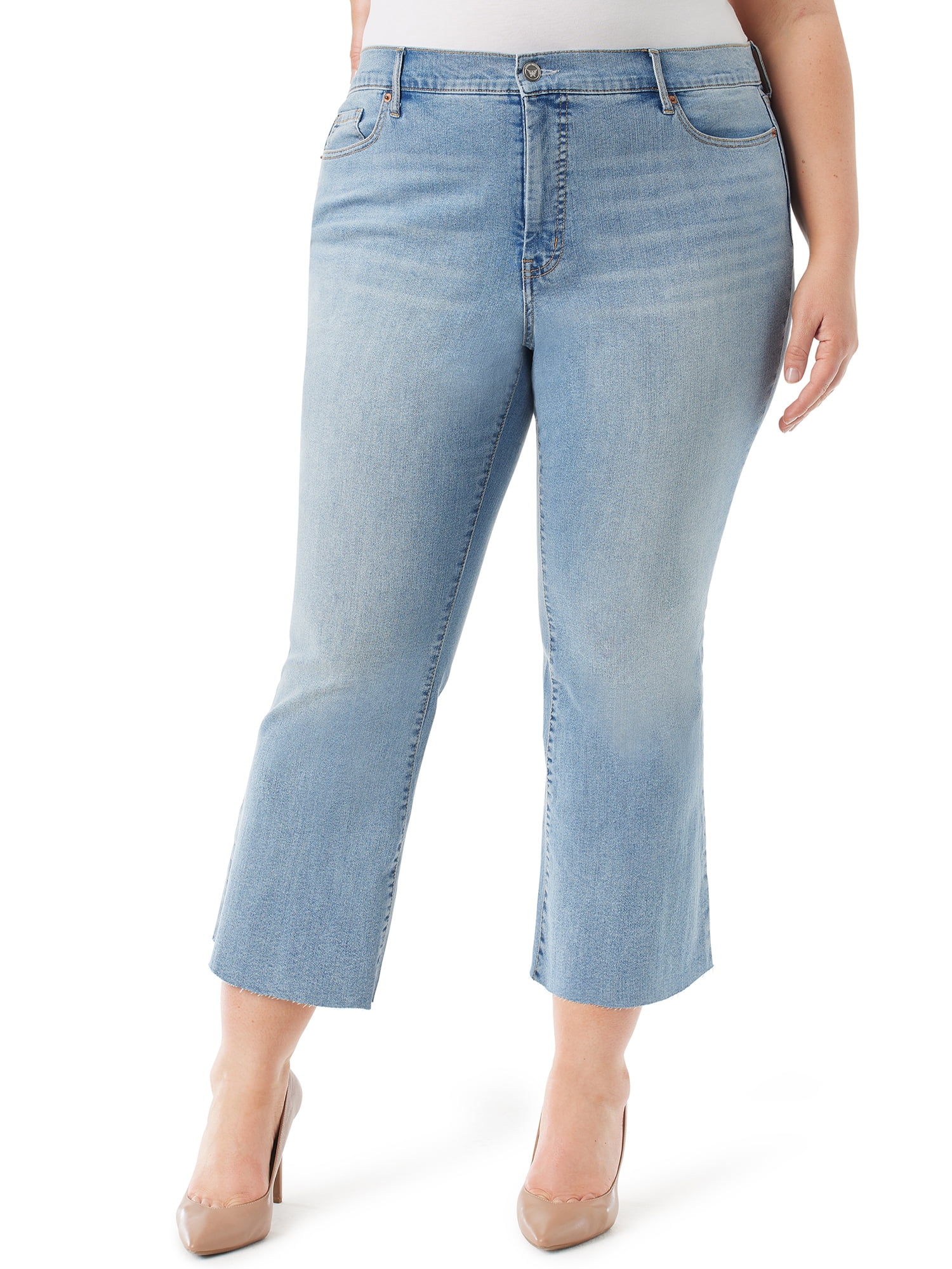 Brandclub - Jessica Simpson Women's and Women's Plus Daisy Ankle Flare ...