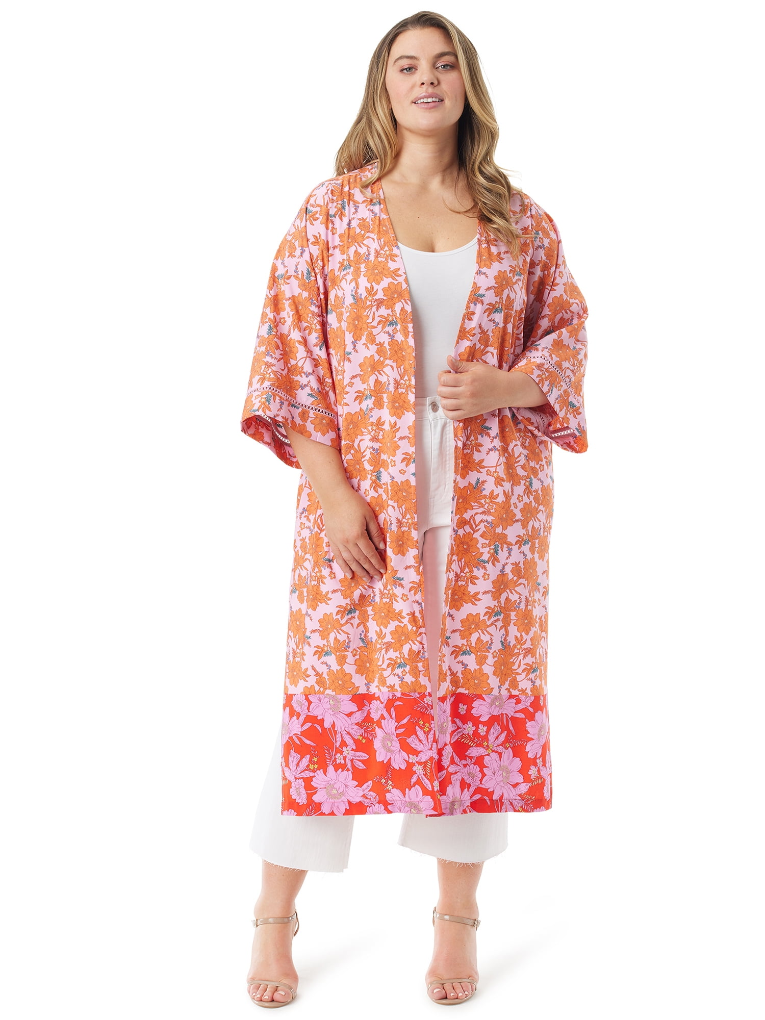 Jessica Simpson Women's and Women's Plus Kimono - Walmart.com