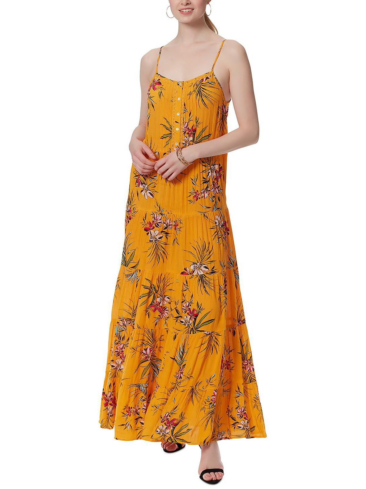 Jessica Simpson Womens Alanis Printed Long Sundress - Walmart.com