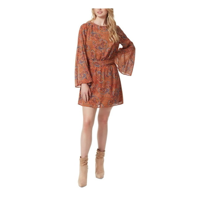 Jessica Simpson Womens Paisley Short Mini Dress - Walmart.com