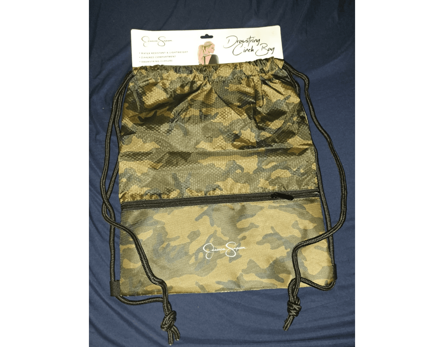 Jessica Simpson drawstring cinch bag camo - Walmart.com