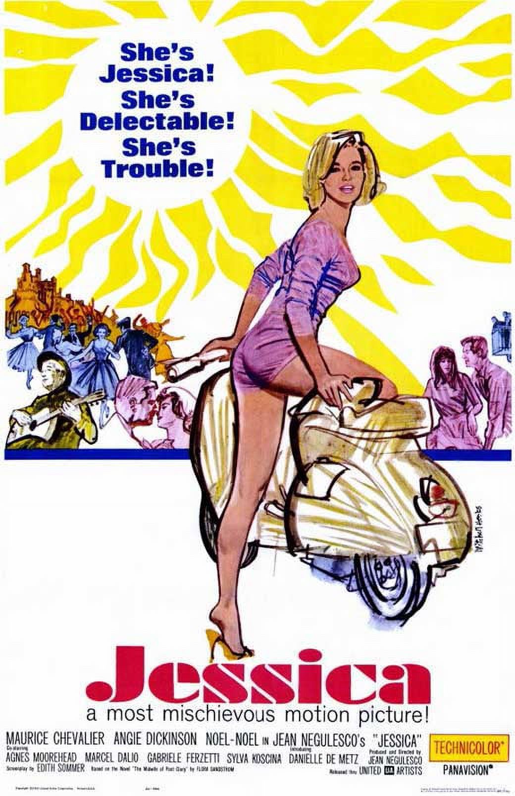 Jessica POSTER (27x40) (1962) - Walmart.com