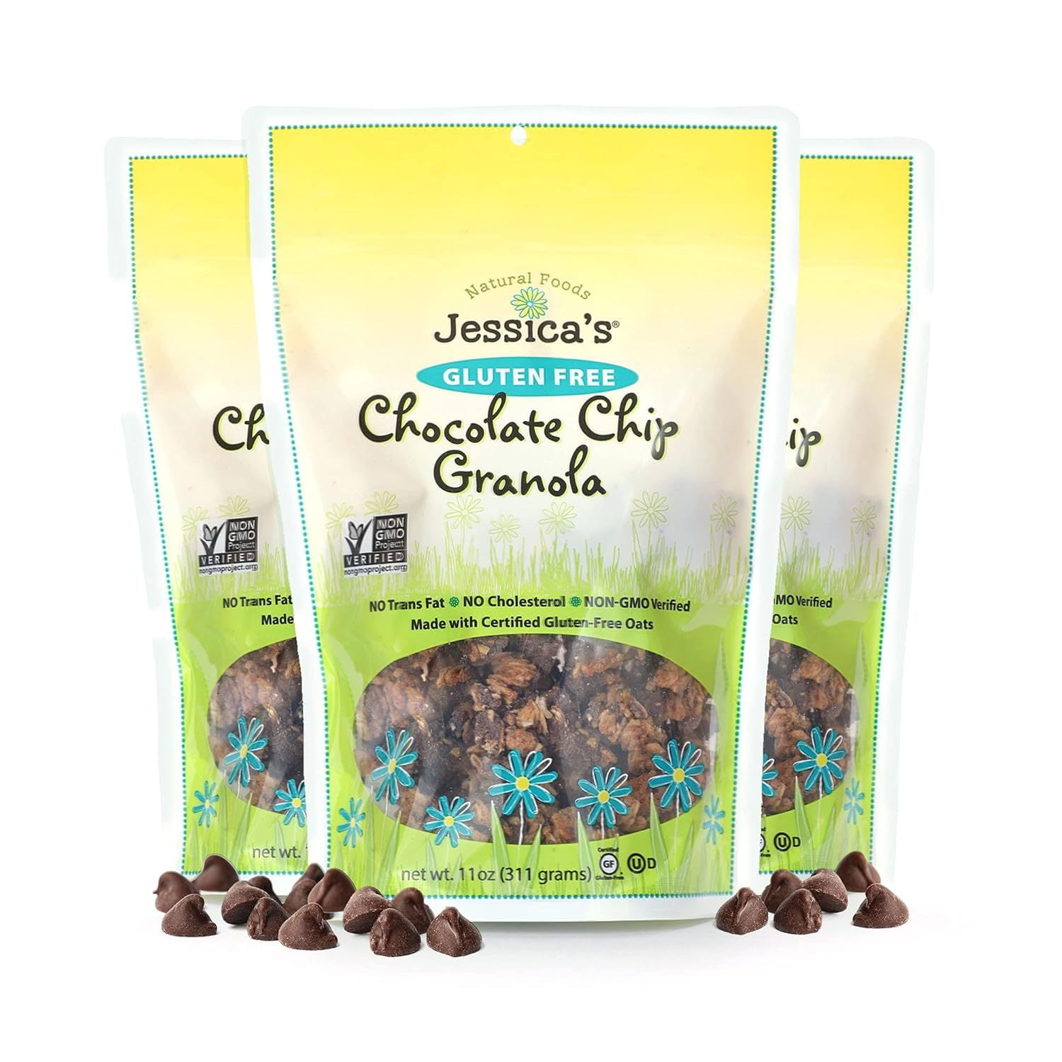 Jessica’s Natural Foods - Gluten-Free Chocolate Chip Granola, made with ...