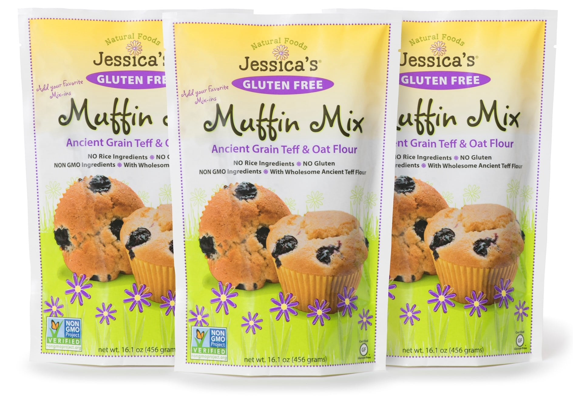 Jessica’s Natural Foods - Gluten-Free Muffin Mix Made with the Ancient ...