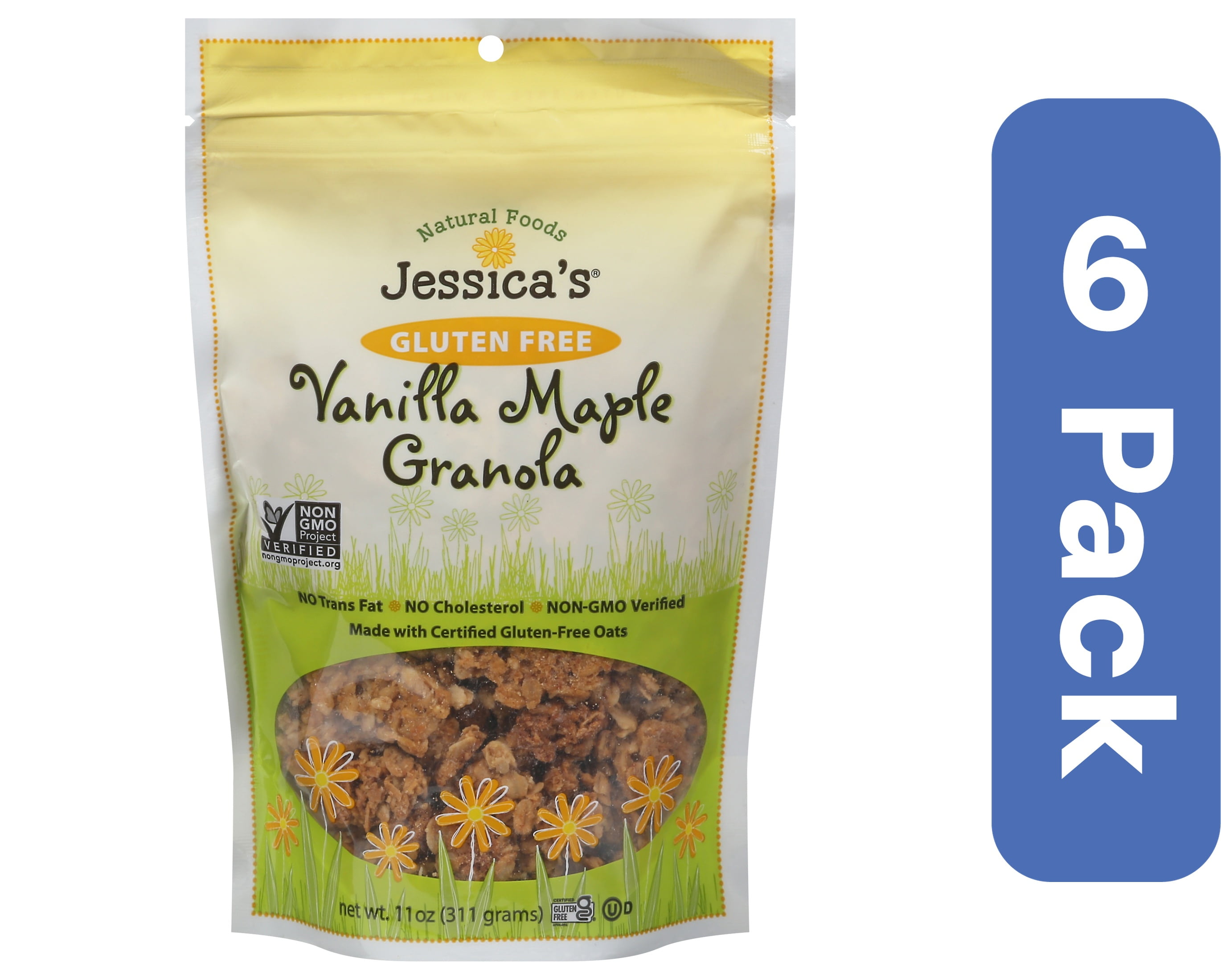 Jessica's Natural Foods Granola Vanilla Maple 11 oz (Pack of 6 ...