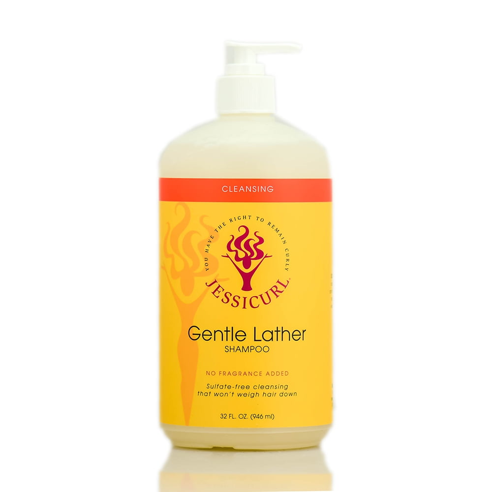 Jessicurl Gentle Lather Shampoo, No Fragrance Added 32 fl oz. Sulfate ...