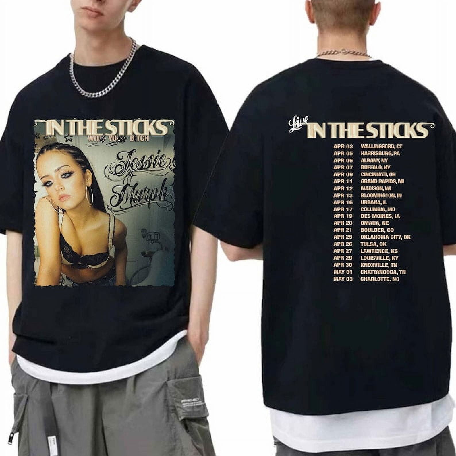 Jessie Murph Live in The Sticks Tour 2024 Shirt, Jessie Murph 2024 ...