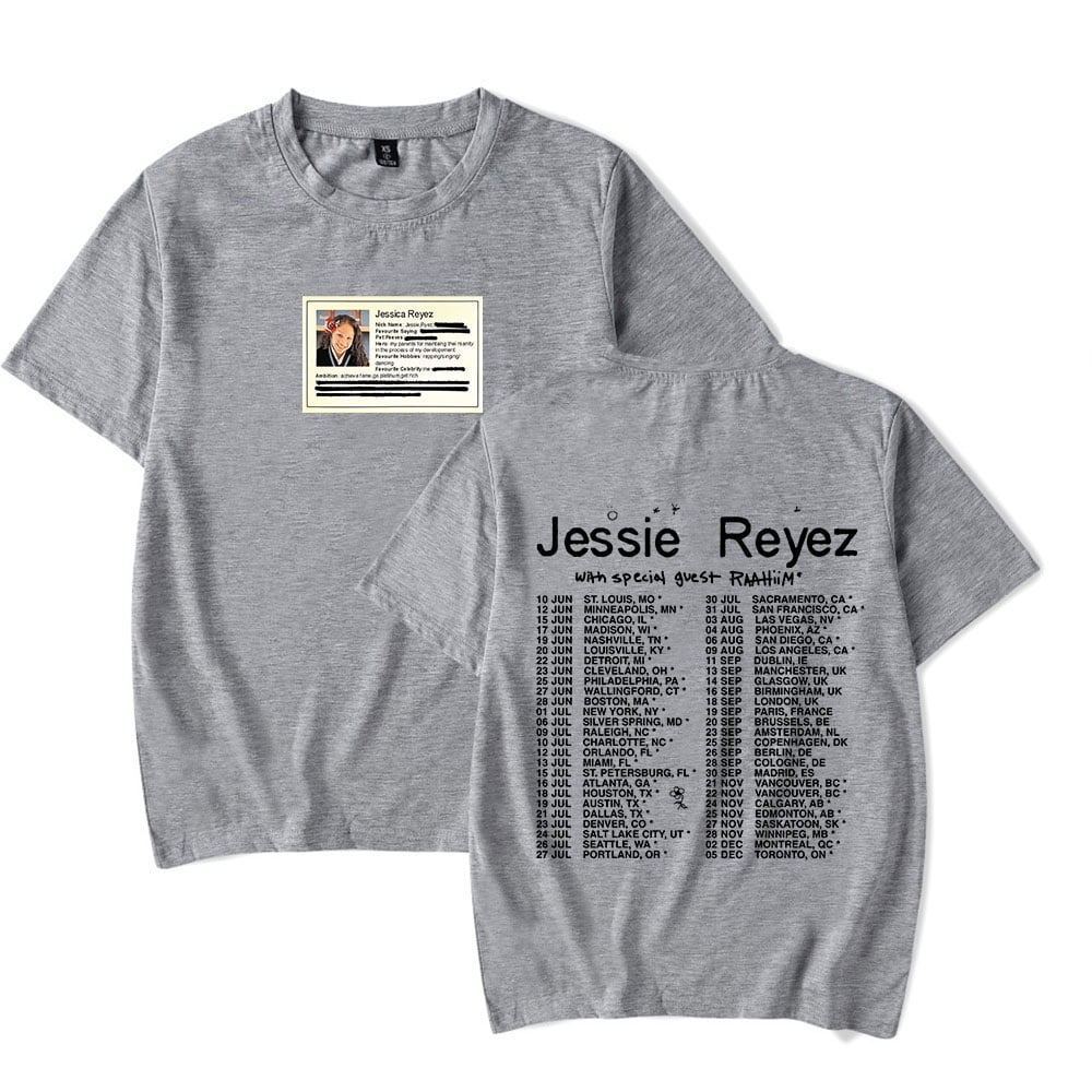 Jessie Reyez In Memories Tour 2024 Merch Unisex Short Sleeve Round Neck ...