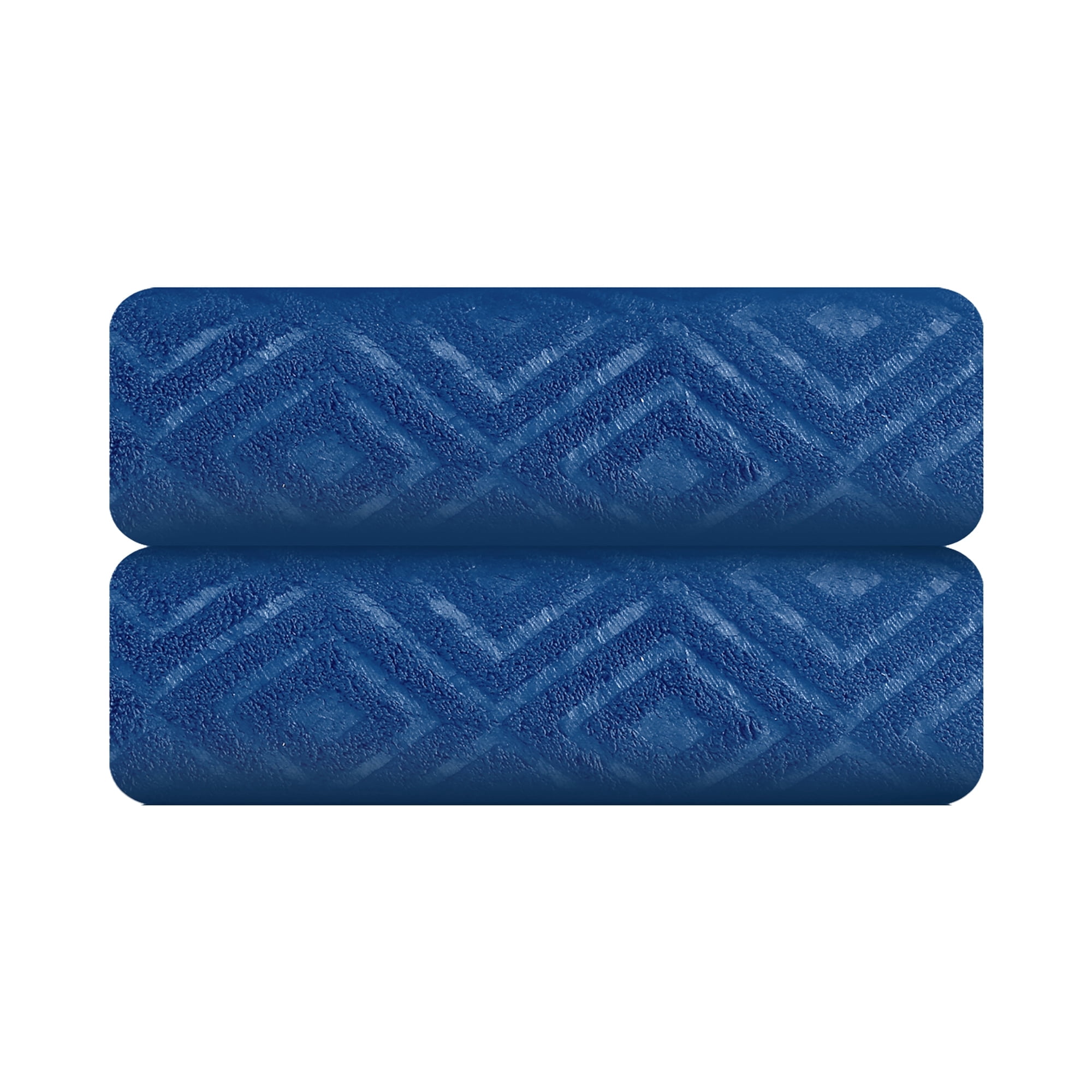 Jessy Home 2 Pack Home Collection Ultra Soft Cozy Towels 200 GSM Navy ...