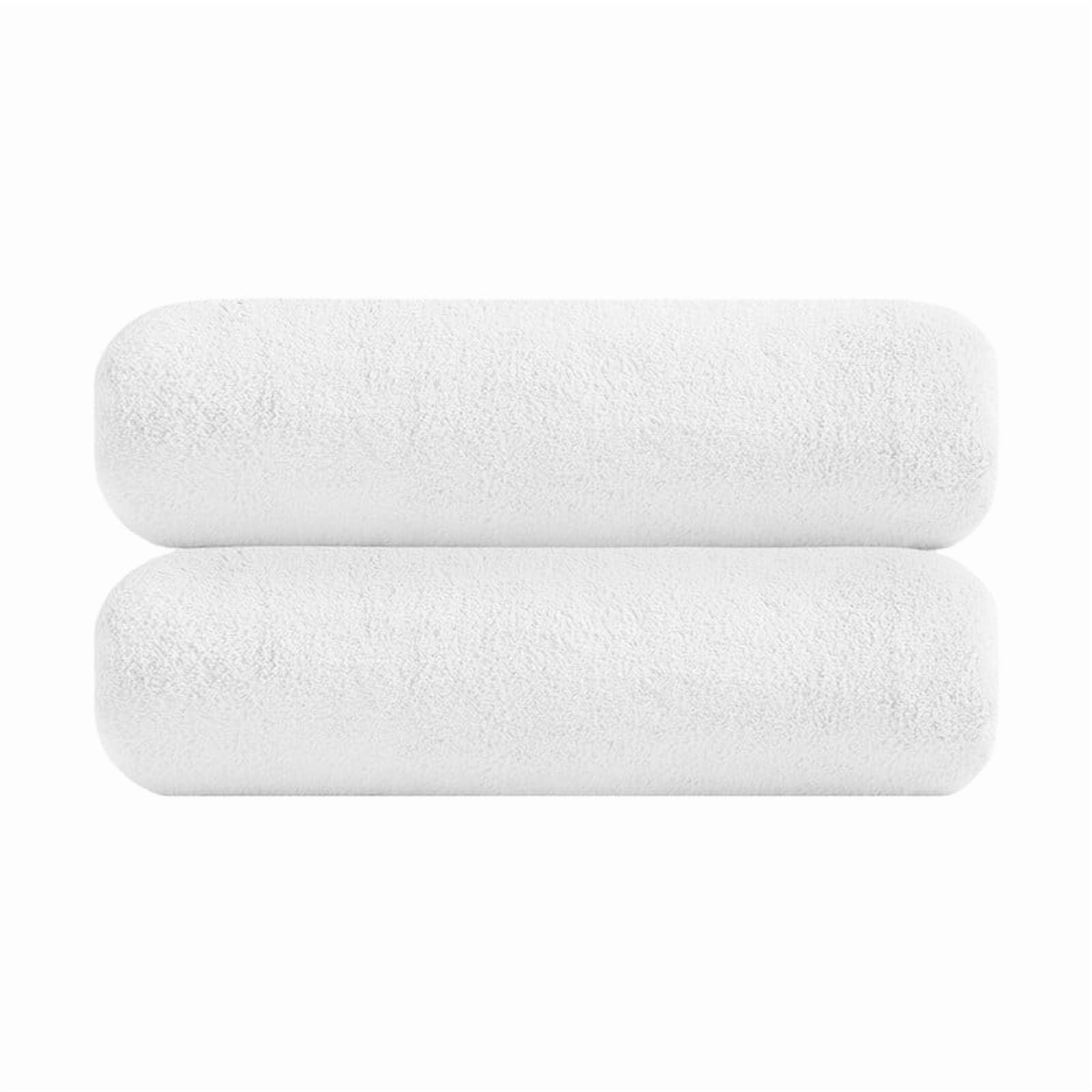 "Jessy Home 2 Pack Ultra Soft Plush Hand Towels, 700 GSM, White, 16 ...