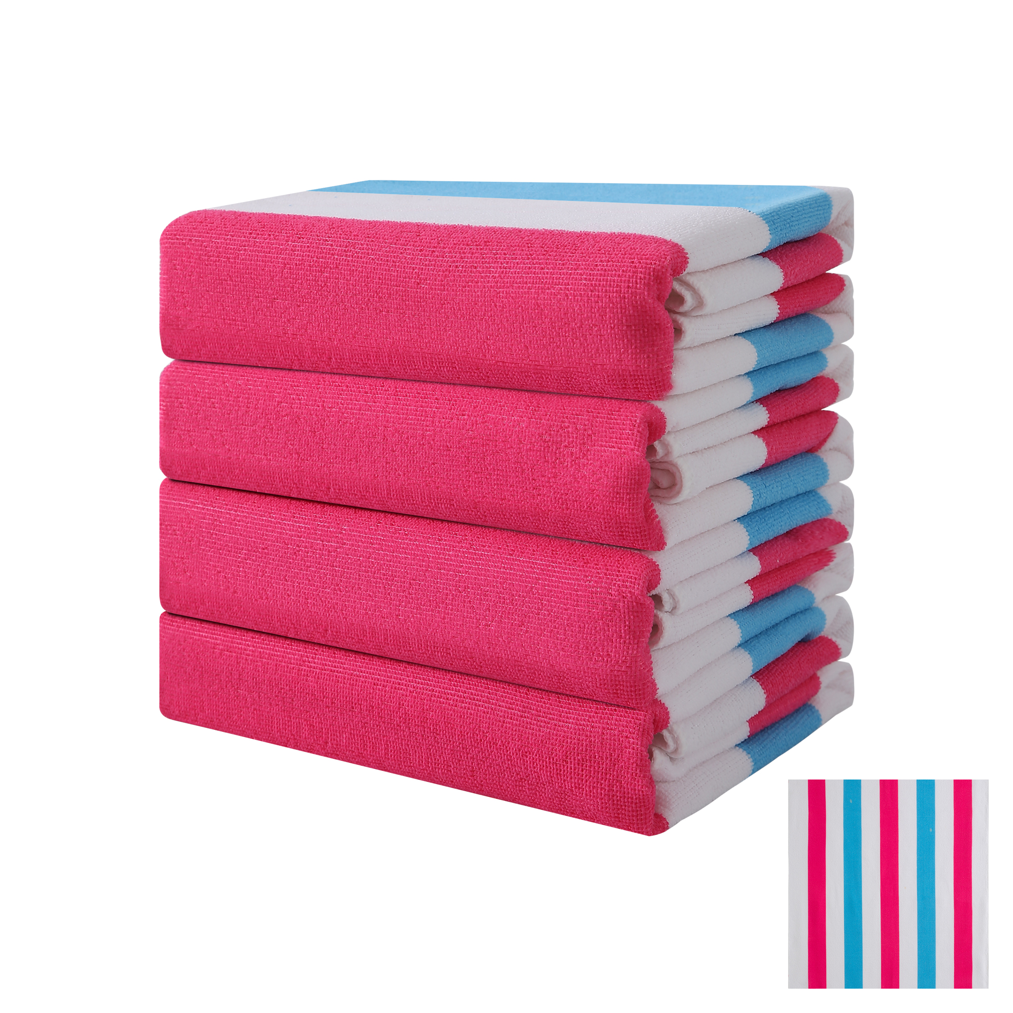 CafePress - Pink Eiffel Tower Collage - Large Beach Towel, Soft 30"x60 ...