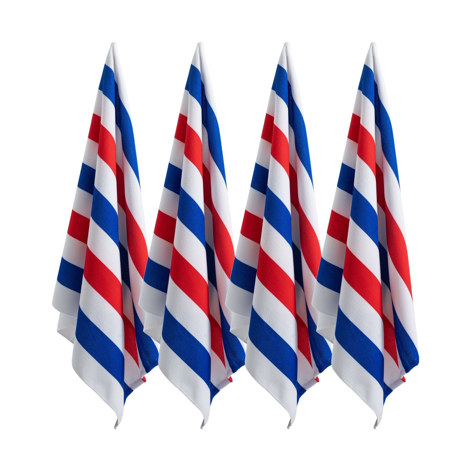 Jessy Home 4 Pack Large Oversized Beach Towels Set 30\*60\ Cabana ...