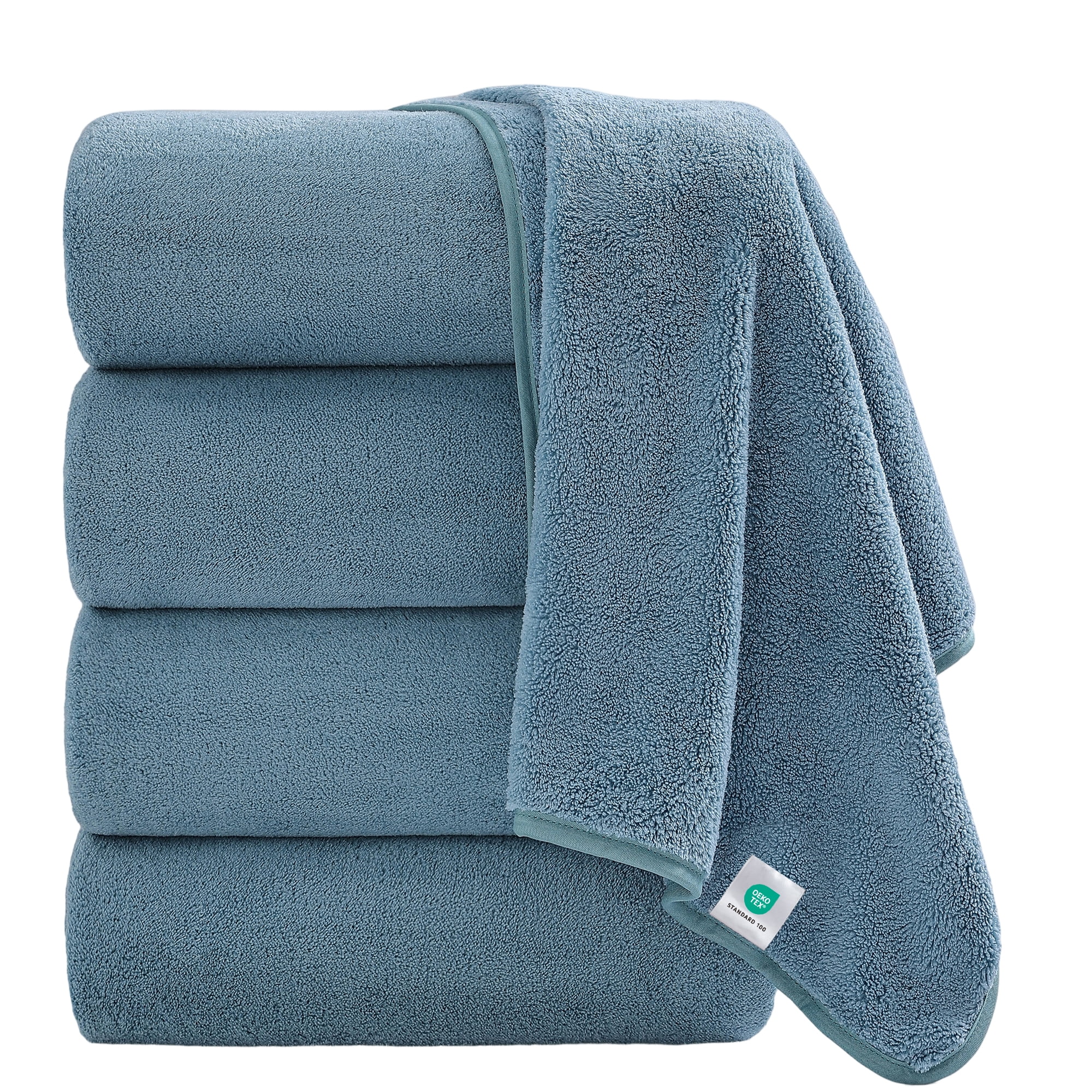 Jessy Home 4 Pack Oversized Bath Sheet Towels, 700 GSM Ultra Soft ...