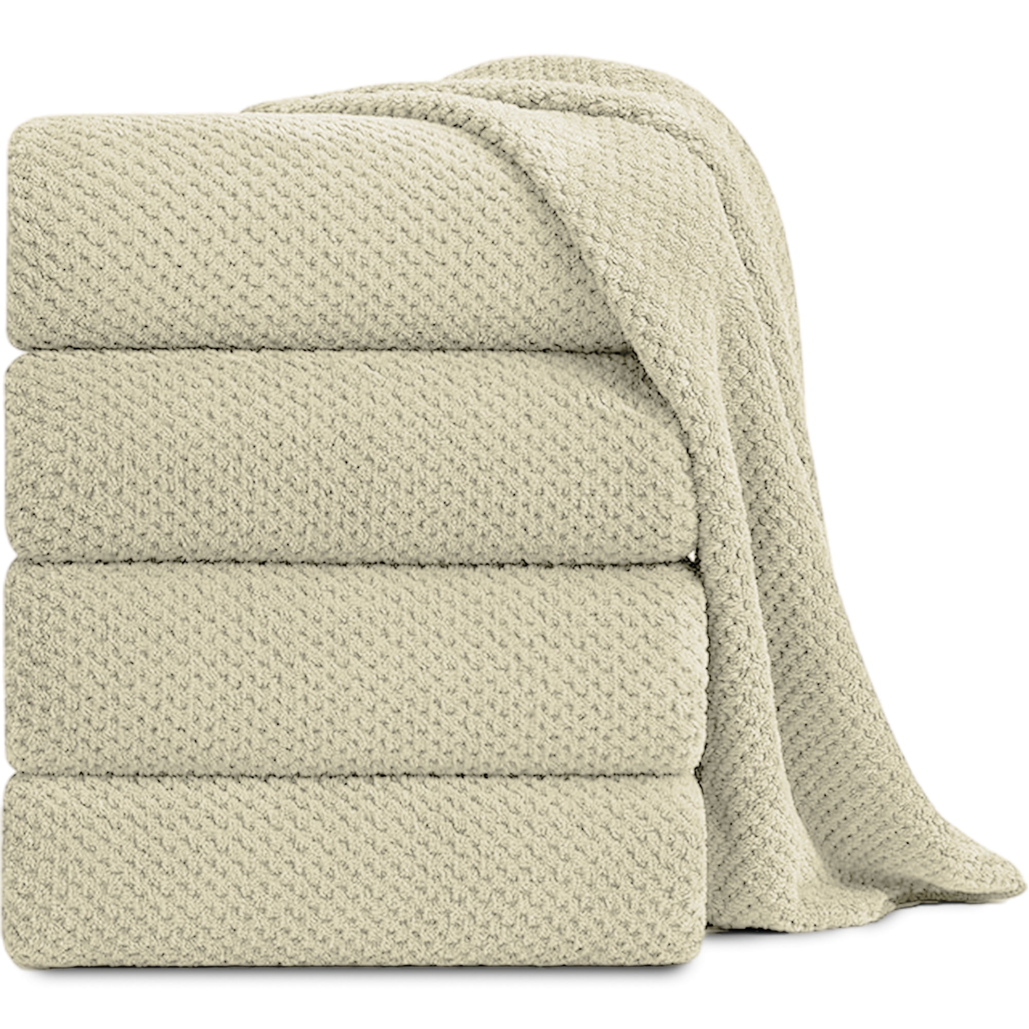 Jessy Home 4 Pack Towel Set Oversized Bath Sheet Towels 600 GSM Ultra ...
