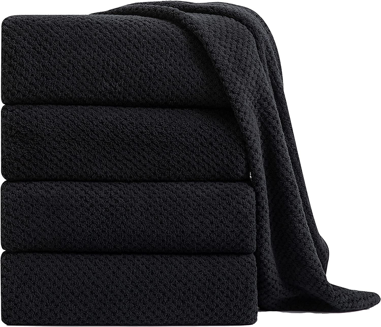 Jessy Home 4 Pack Towel Set Oversized Bath Sheet Towels 600 GSM Ultra ...