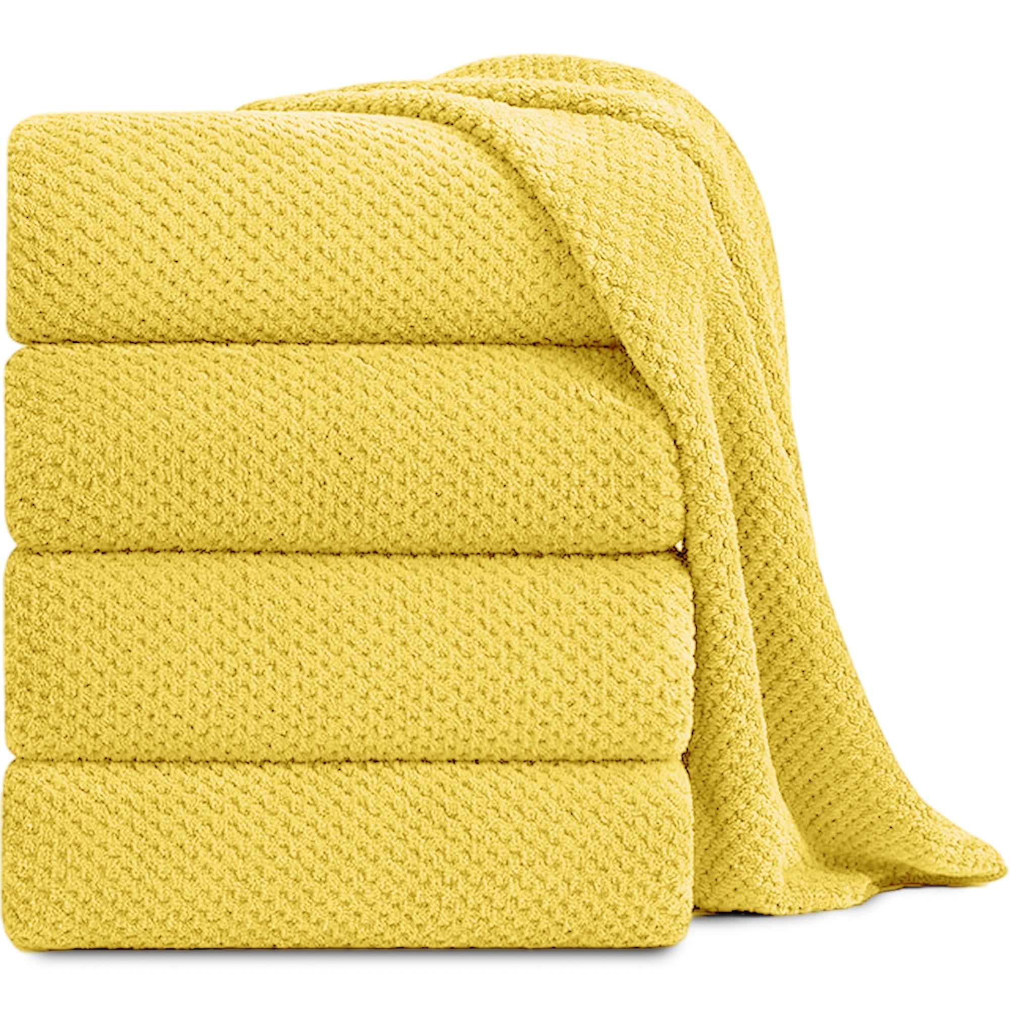 Jessy Home 4 Pack Towel Set Oversized Bath Sheet Towels 600 GSM Ultra ...