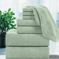 Jessy Home 8 Piece Home Collection Ultra Soft Cozy Towels 700 GSM Light ...