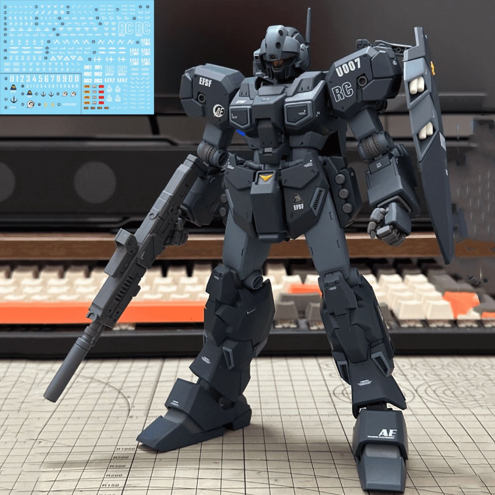 Jesta RGM-96X HG 1/144 Mech Assembly Model Kit Action Figures Children ...