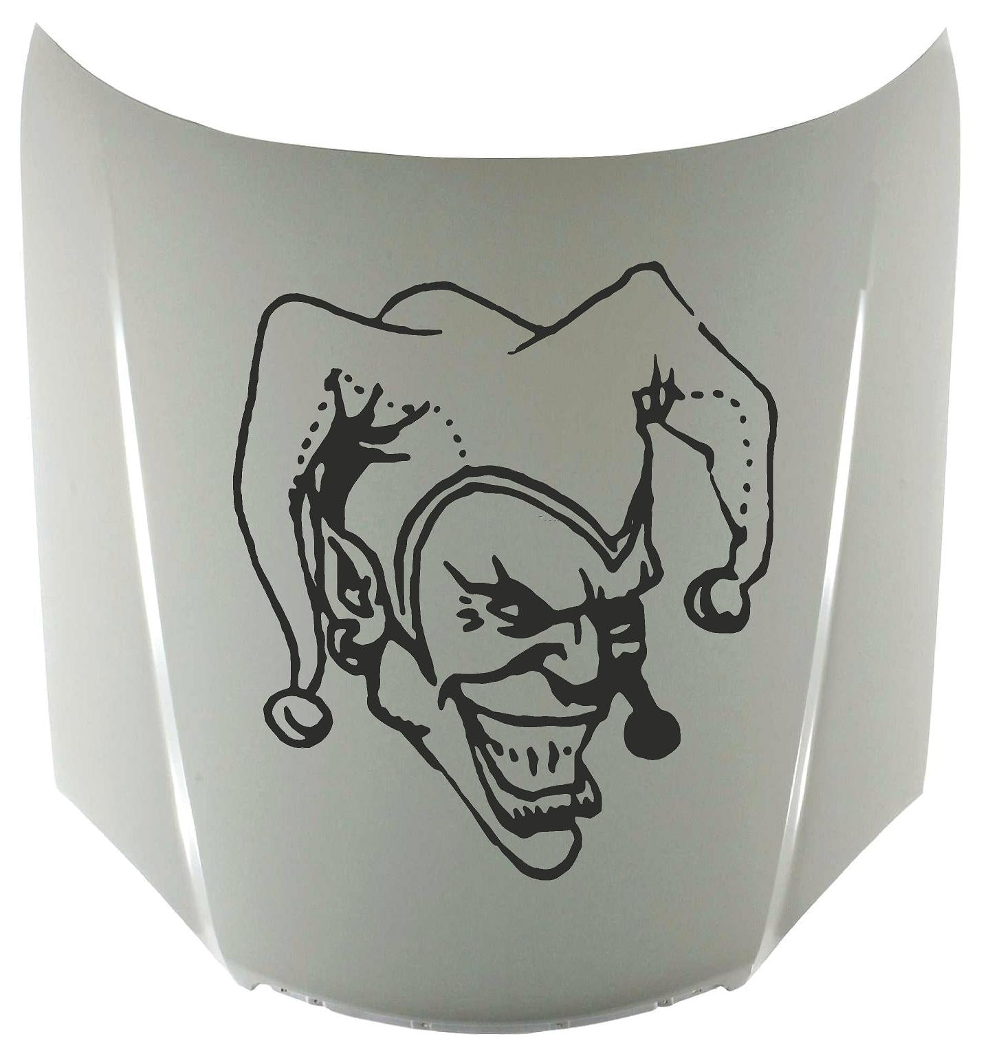 Jester Joker Hood Decal Auto Truck Vinyl Sticker J001 - Walmart.com