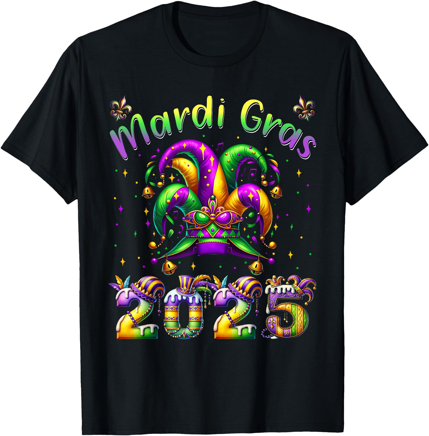Jester Outfit 2025 Festival Men Women Tee Mardi Gras Matching, NOLA 25 ...