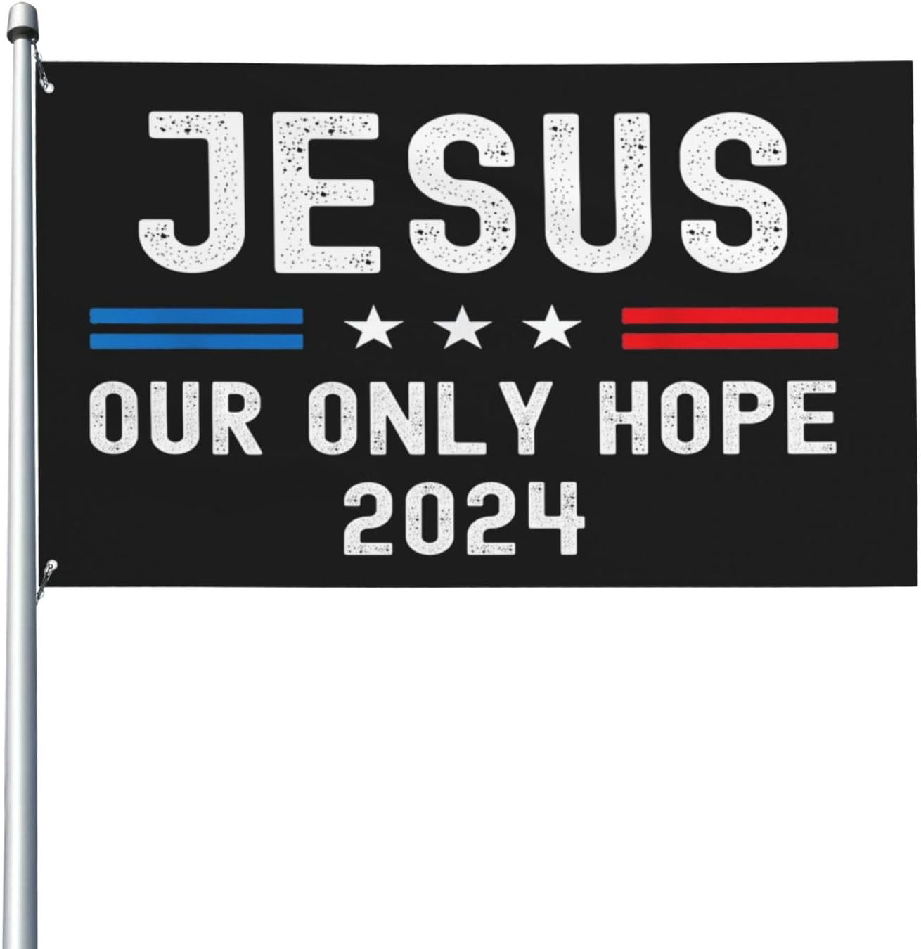 Jesus 2024 Our Only Hope Flag Jesus Saves Flag Christian Flag Christian ...