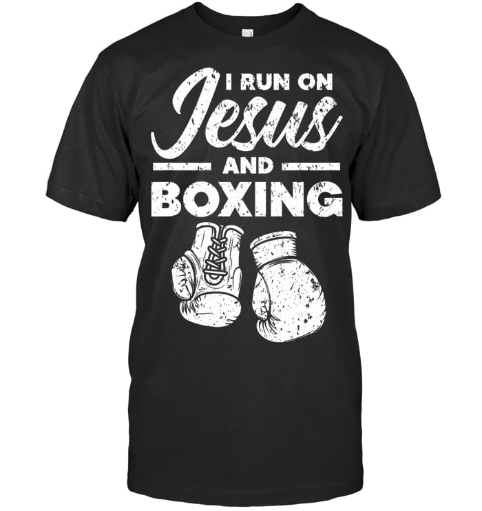 Jesus And Boxing Christian Professional Boxer Sport Knockout Boxing T ...