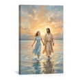 Jesus And Woman Walking On Water Divine Faith Hope Love Home Religious ...