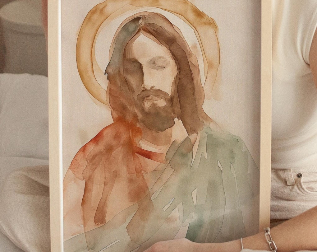 Jesus Art Christian Prints Downloadable Art Christian Wall Art ...