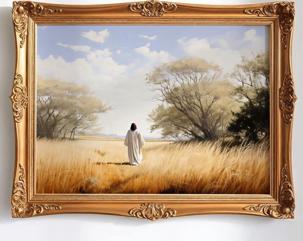 Jesus Artwork For Home Christian Wall Art Faithful Decor For Modern ...