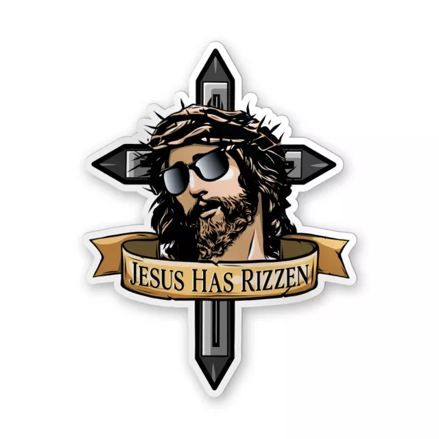 Jesus Back Christian Belief Sticker Phone Decal Water Bottle Stickers ...