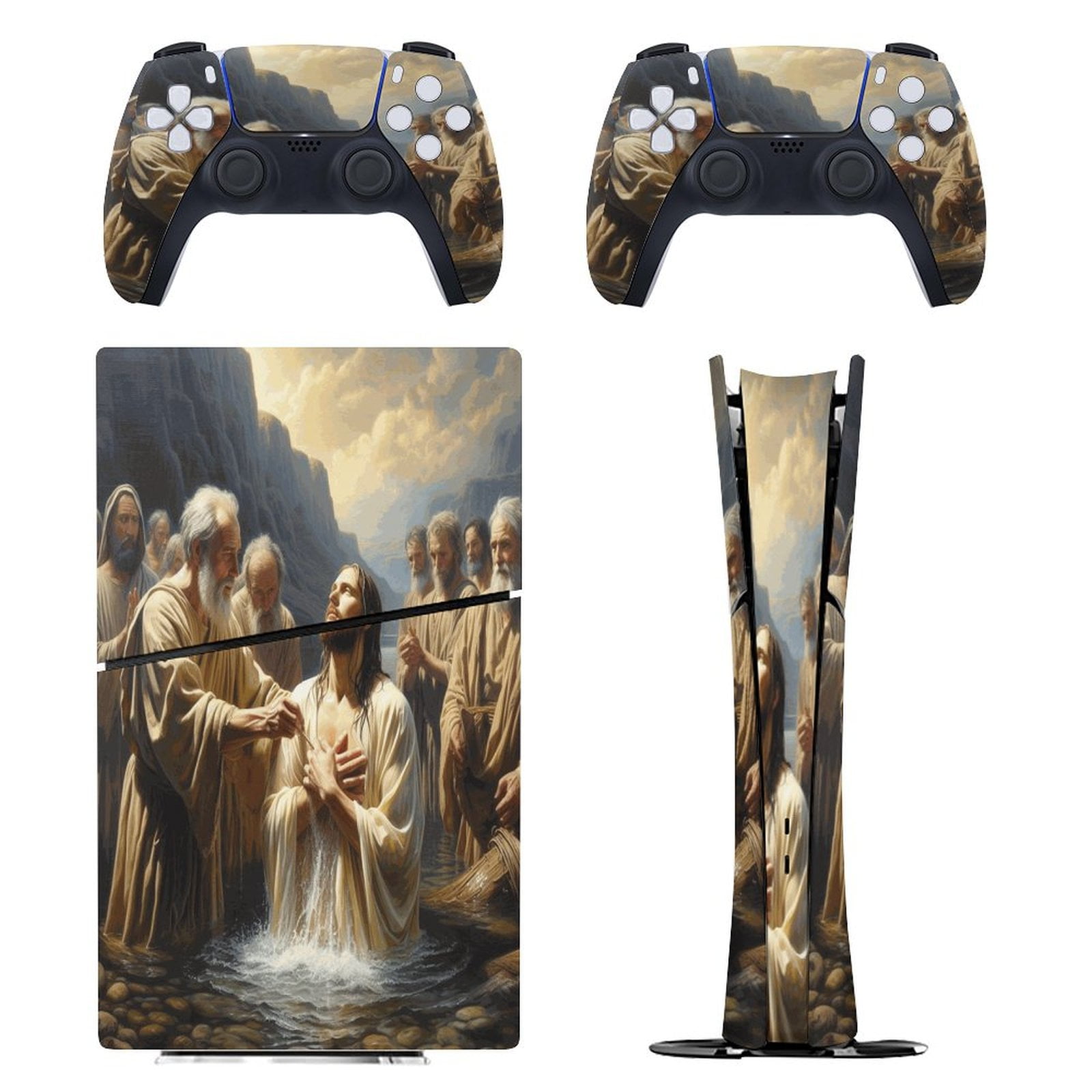 Jesus, Baptism PS5/PS5 Slim Digital Disc Skin Sticker For Console And Controller Skins - Walmart.com