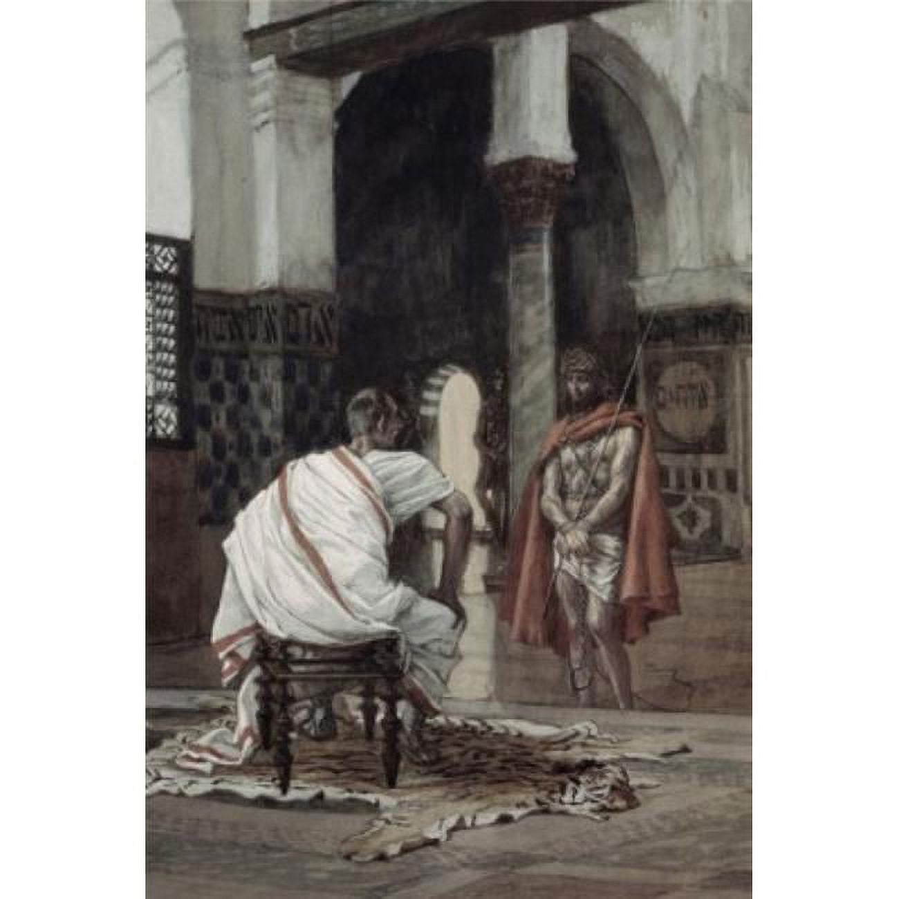 Jesus Before Pilate for the Second Time James Tissot 1836-1902 French ...
