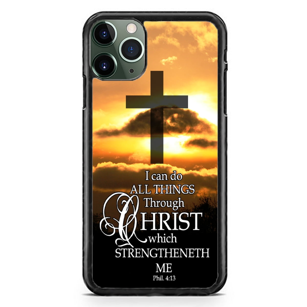 Jesus Bible Verse Cross Christian Slim Hard Rubber Custom Case For ...