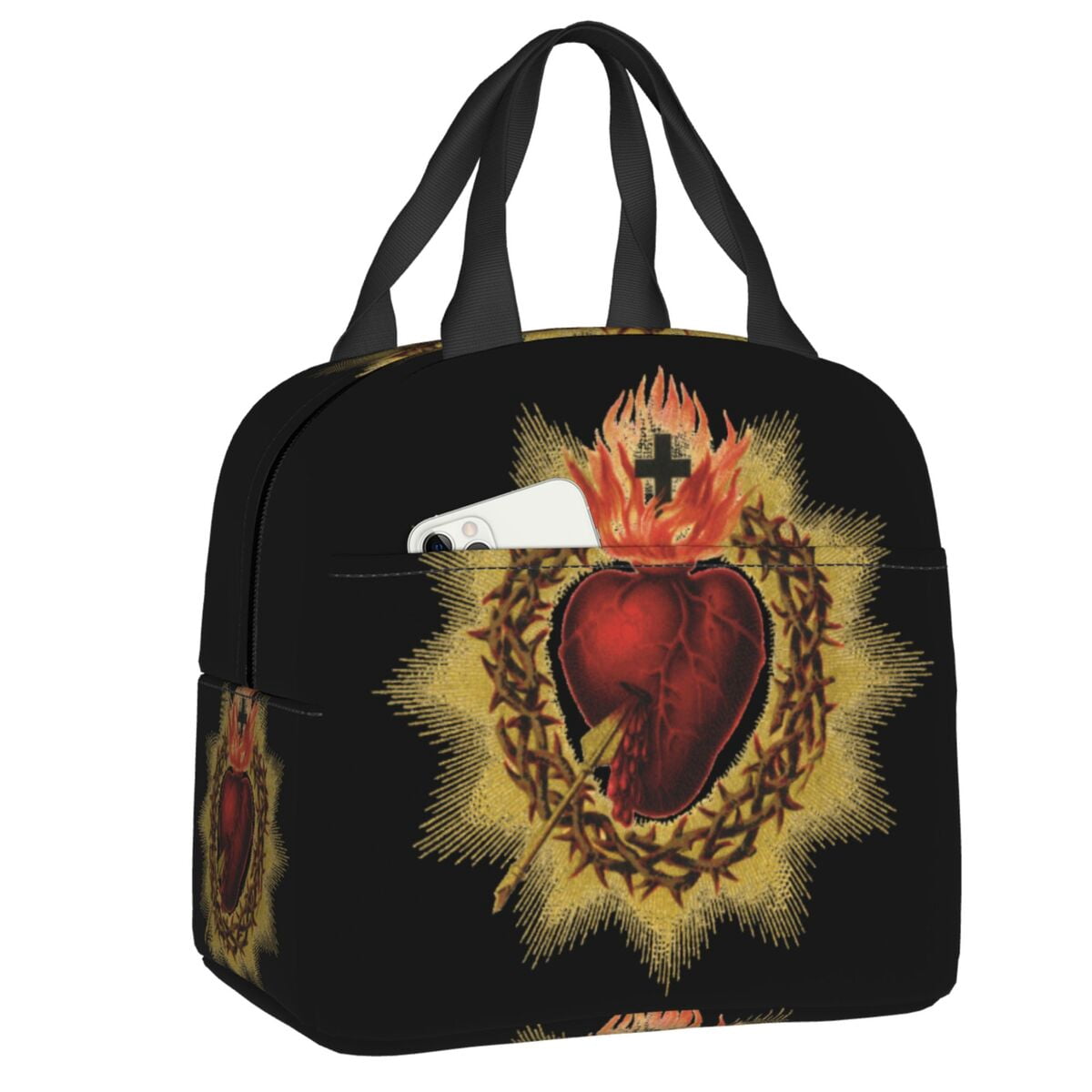 Jesus Biblical Insulated Lunch Bag for Women Religious Christian ...