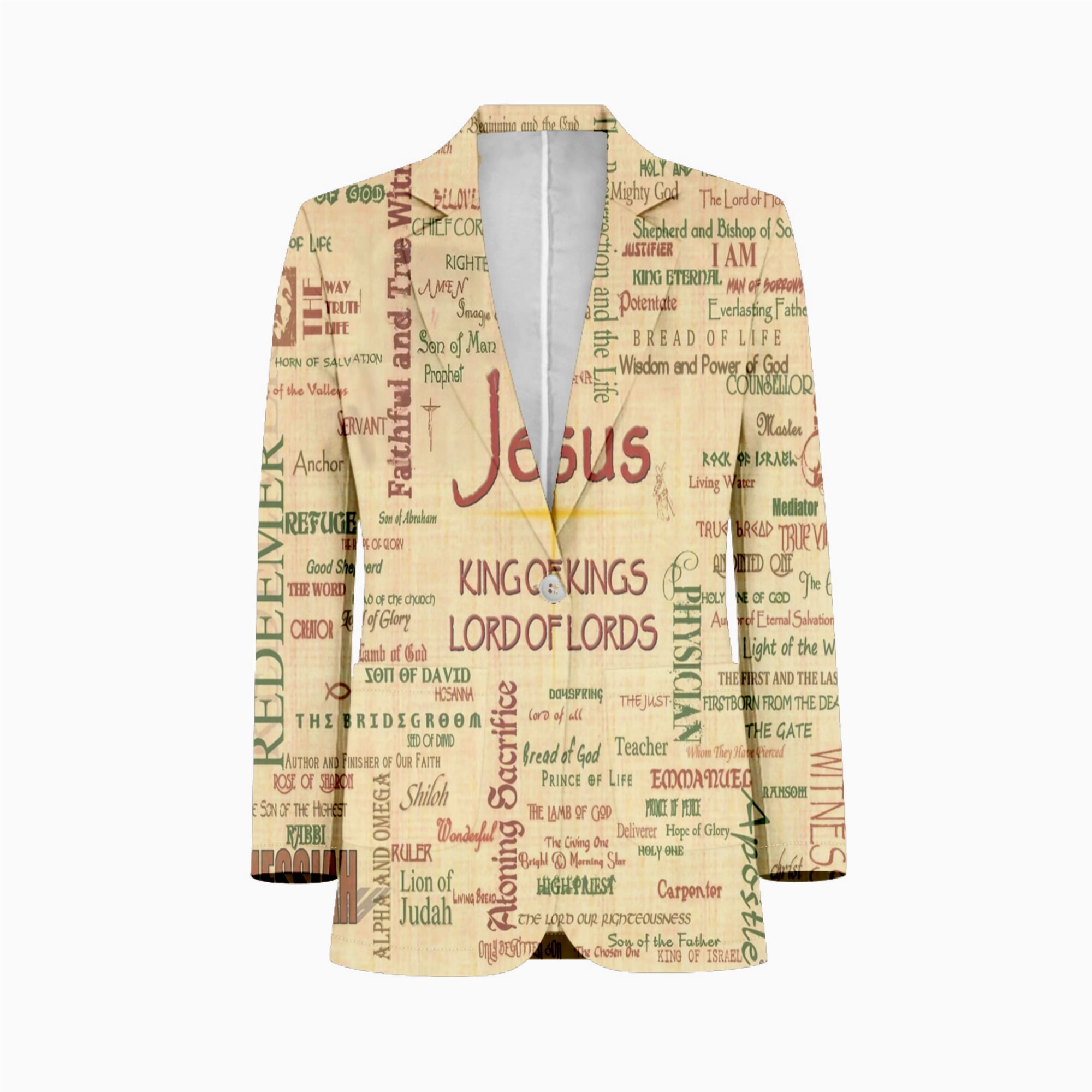 Jesus, Biblical References Mens Suits Shawl Collar Slim Fit Suit Mens ...