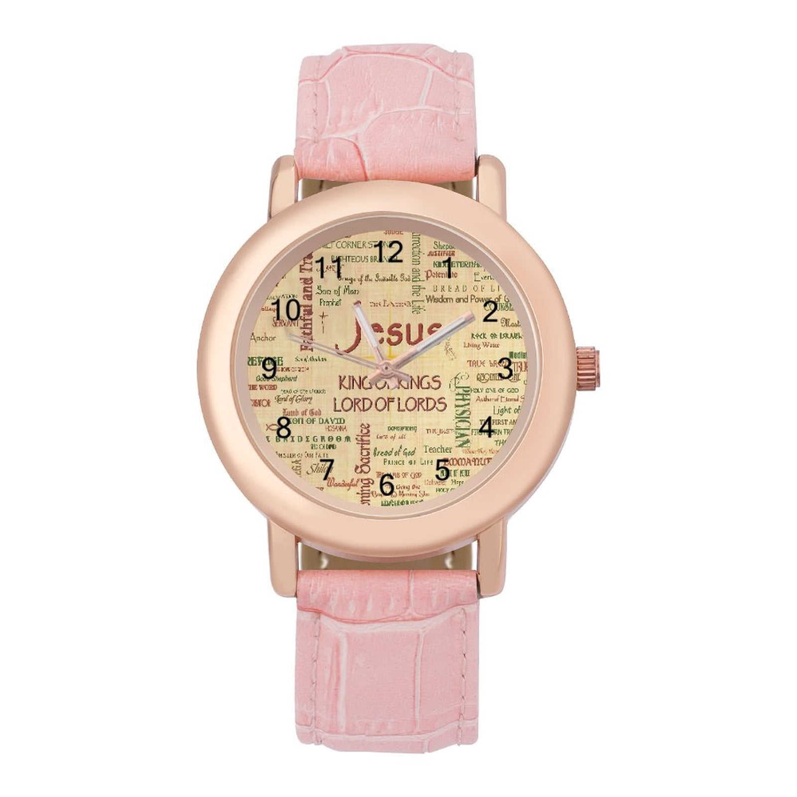 Jesus, Biblical References Women's Leather Strap Watch Elegant Leather ...