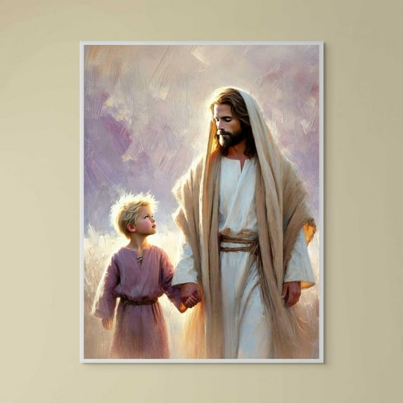 Jesus With Boy | Instant Download | Jesus With Boy | Jesus Download ...