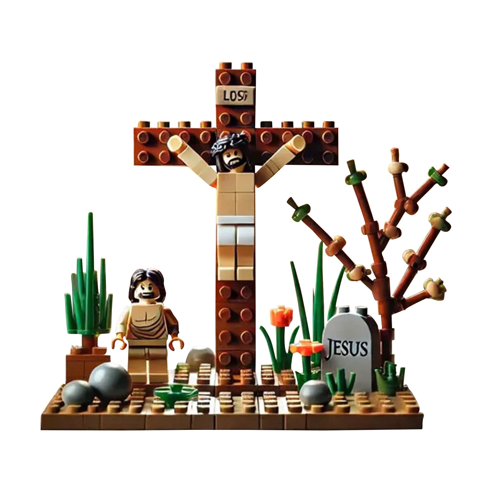 Jesus Building Block Set, Nativity Blocks Set, Nativity Building Blocks ...
