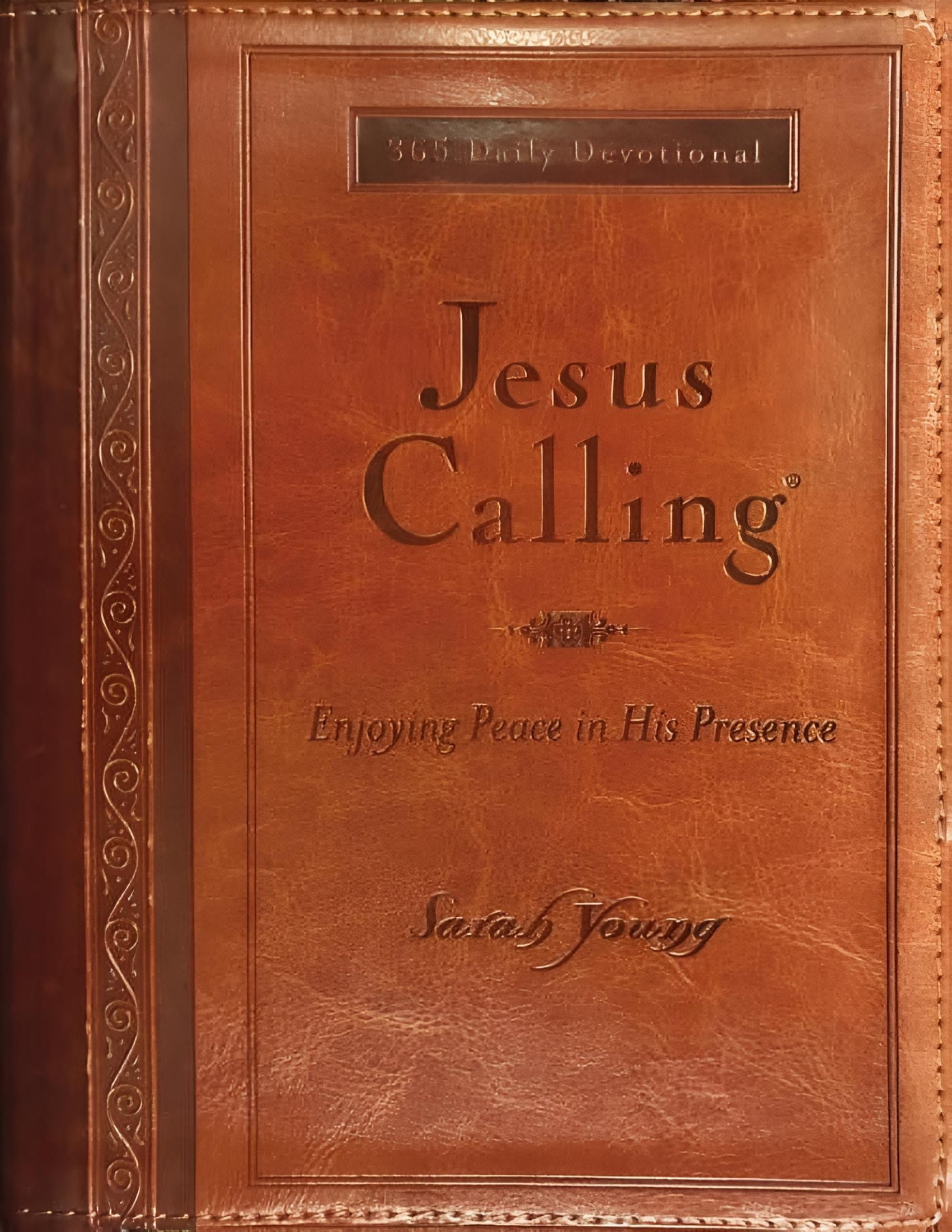 Jesus Calling Jesus Calling, Large Text Brown Leathersoft, with Full ...