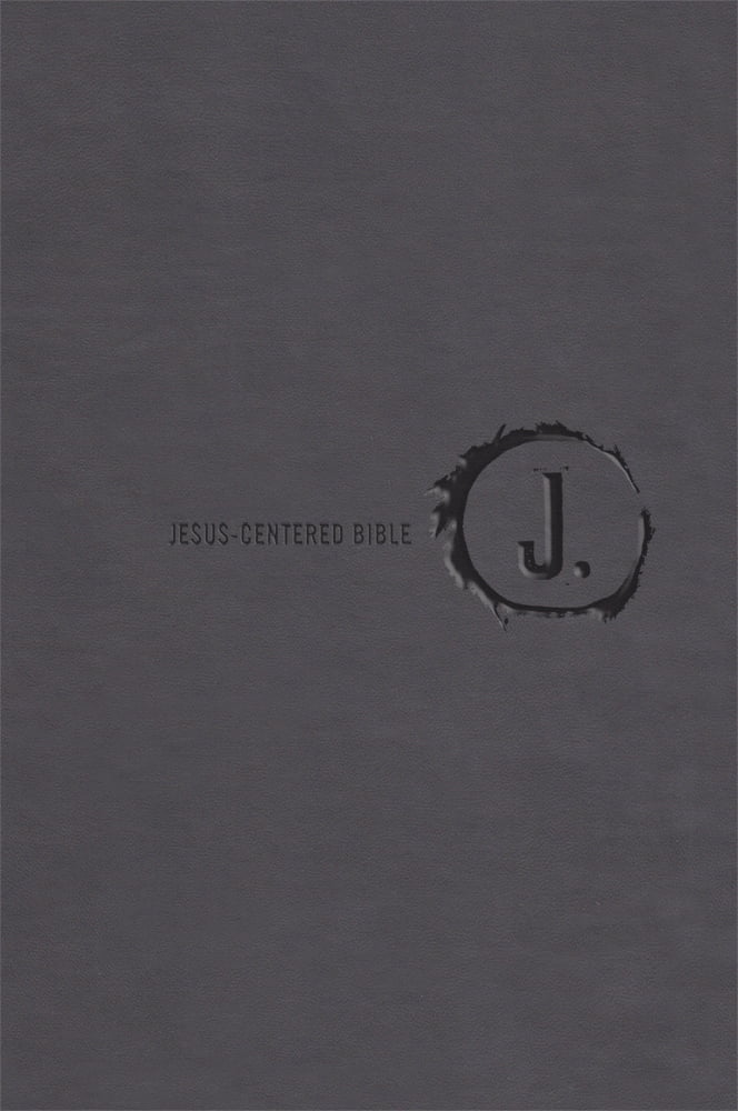 Jesus-Centered Bible NLT, Charcoal (Hardcover) - Walmart.com