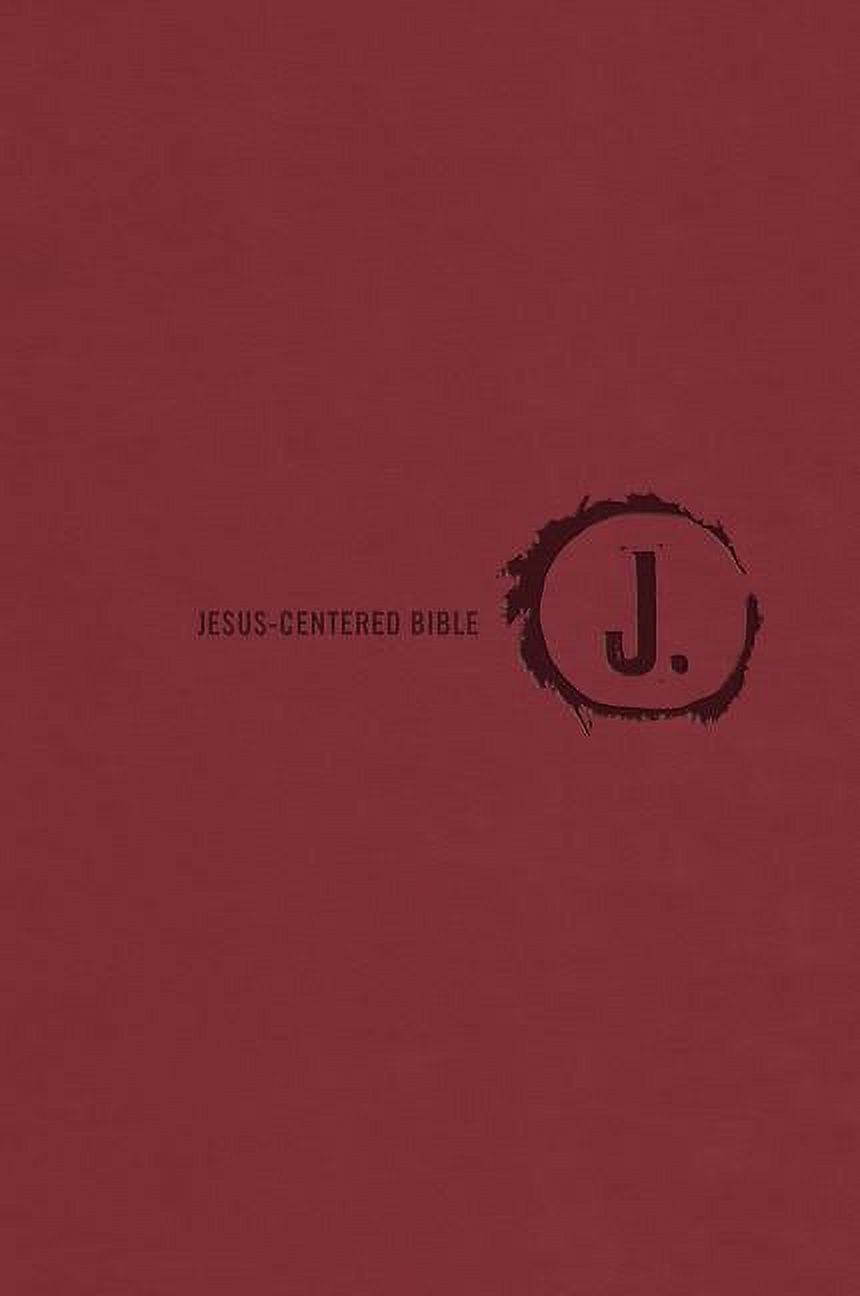 Jesus-Centered Bible NLT, Cranberry (Hardcover) - Walmart.com