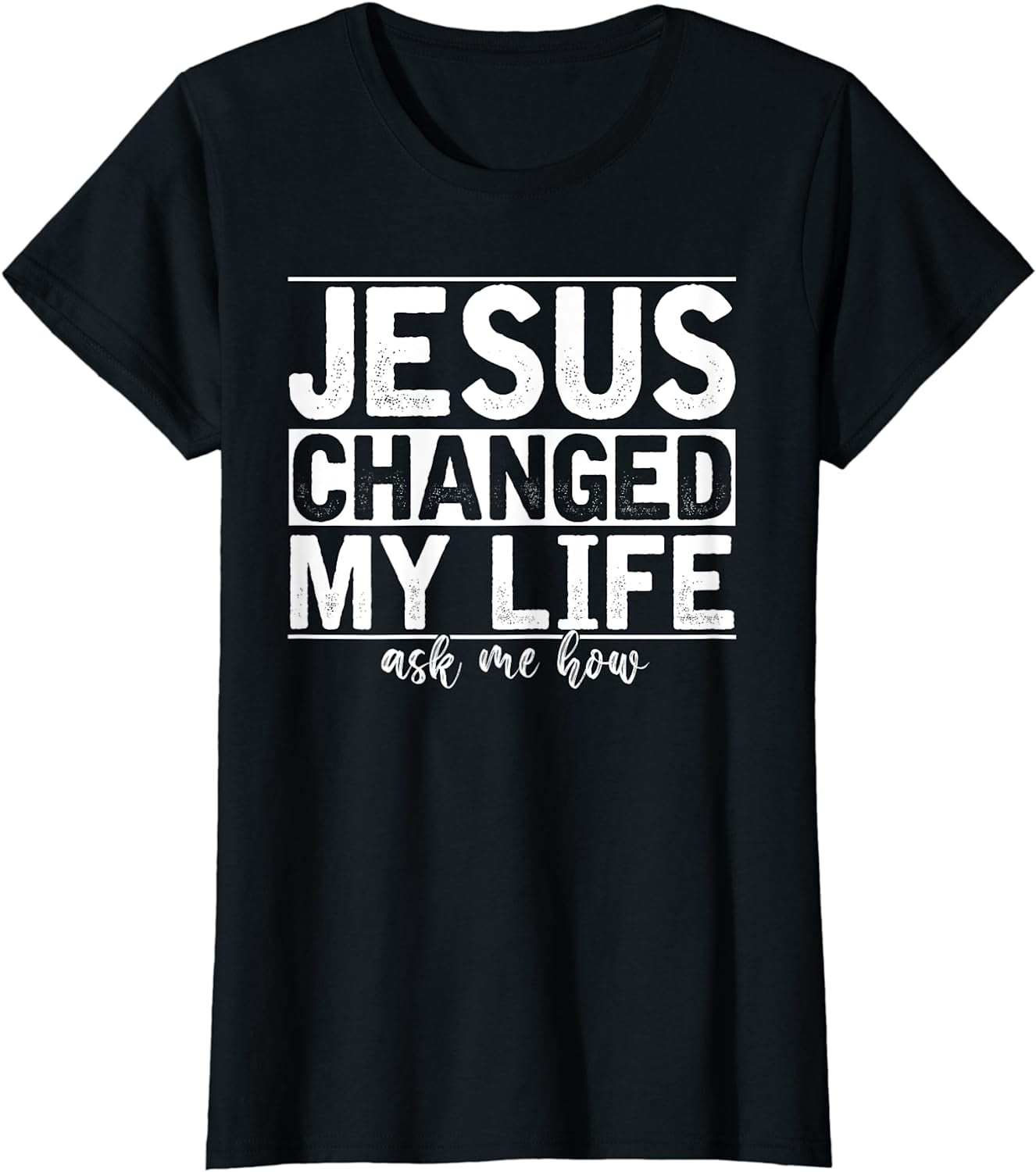 Jesus Changed My Life Asked Me How Christ Devotee Jesus T-Shirt ...